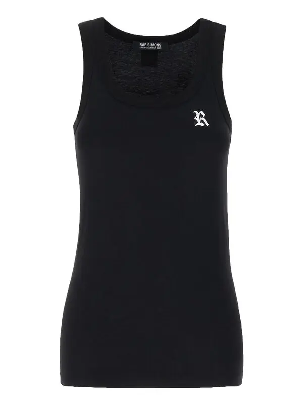 Raf Simons Ribbed Tank Top - Multicolor