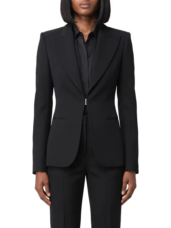 Gucci Single-breasted Wool Blazer - Black