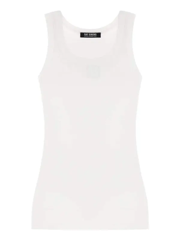 Raf Simons Ribbed Tank Top - Multicolor