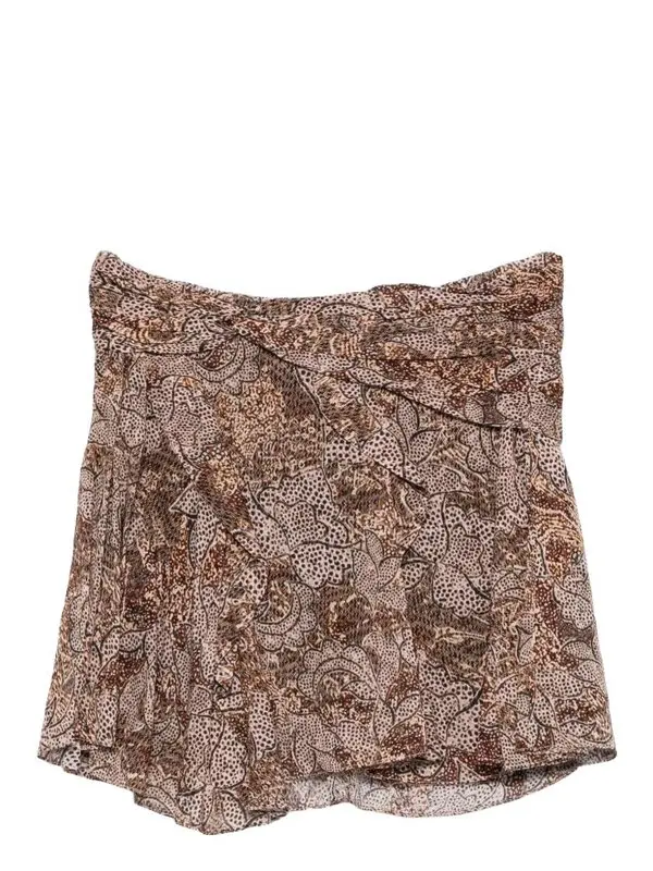 Isabel Marant Étoile Ruffled Mini Skirt - Multicolor