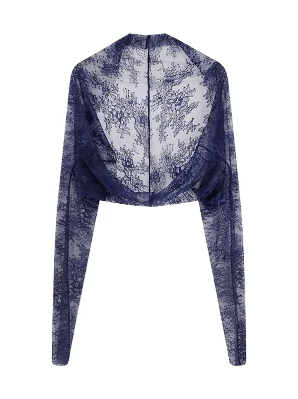 Alberta Ferretti Lace Shrug - Multicolor