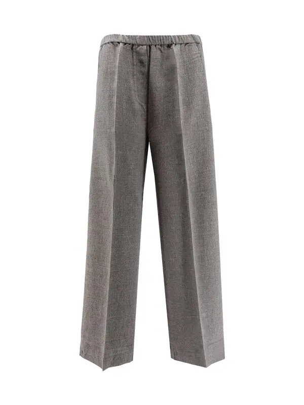 TOTEME Viscose Trousers - Multicolor