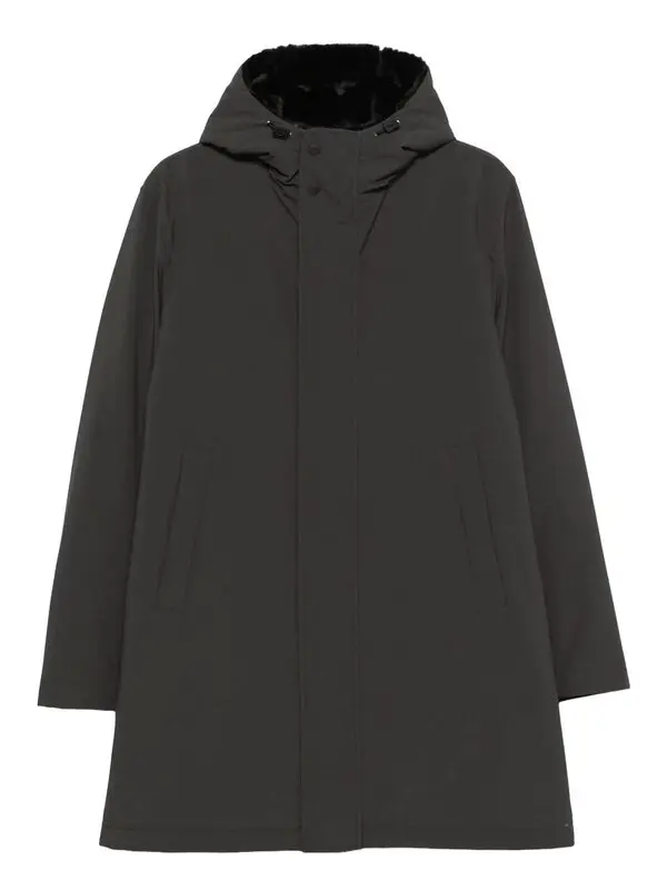 Herno Hooded Padded Coat - Black