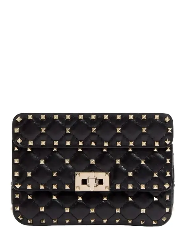 Valentino Garavani Rockstud Spike Leather Shoulder Bag - Multicolor