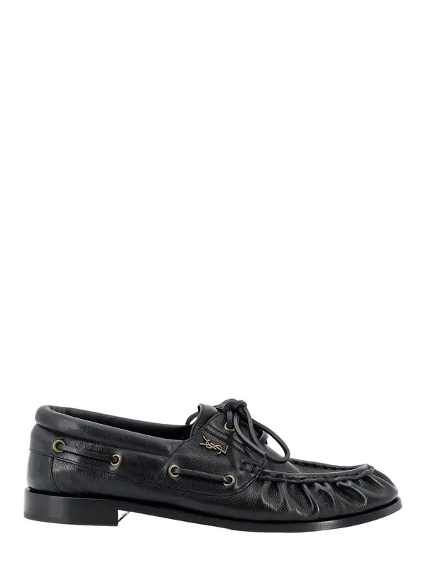 Saint Laurent Le Loafer Bateau Leather Loafers - Multicolor