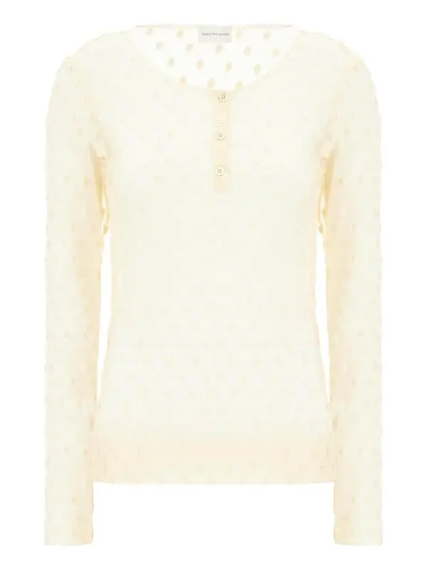 Dries Van Noten Long Sleeve Blouse - Multicolor