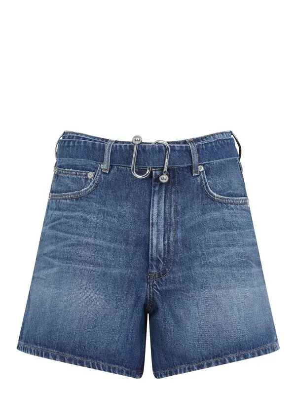 Sportmax Fiesta Denim Shorts - Blue