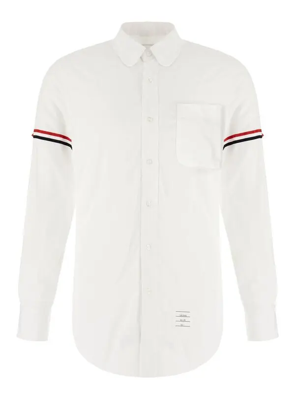 Thom Browne Classic Collar Button Up Shirt - Multicolor
