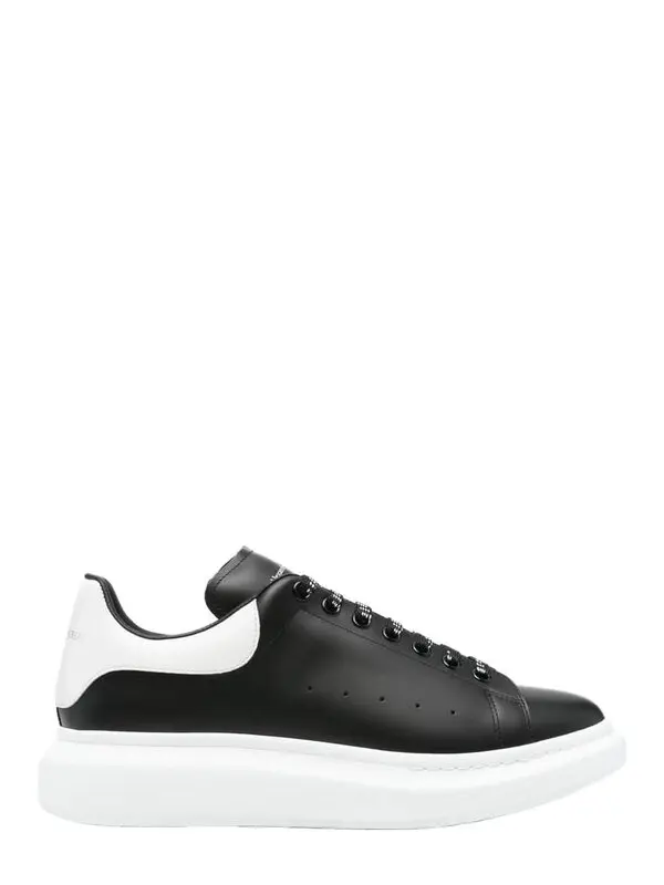 Alexander McQueen Leather Low-top Trainers - Black