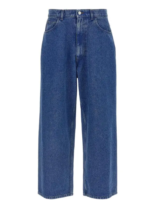 Marni Patch Jeans - Blue