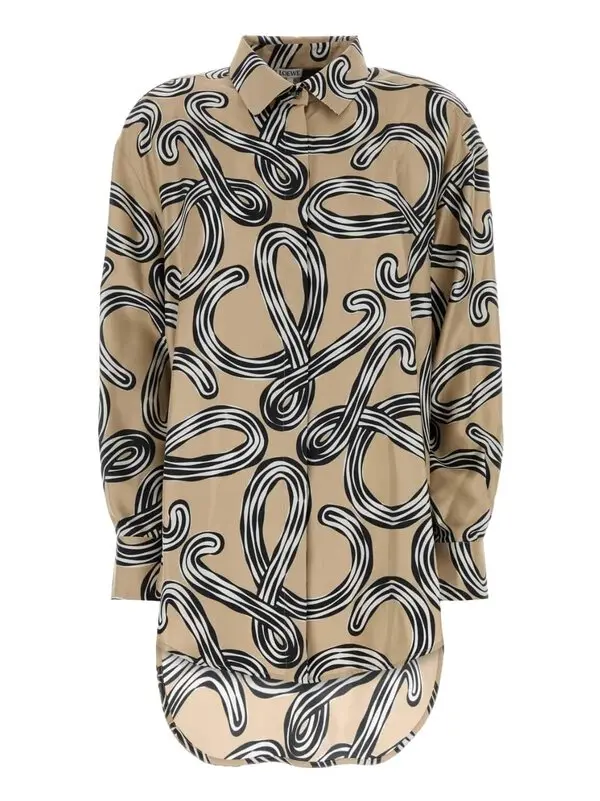 Loewe Printed Silk Paula's Ibiza Shirt - White