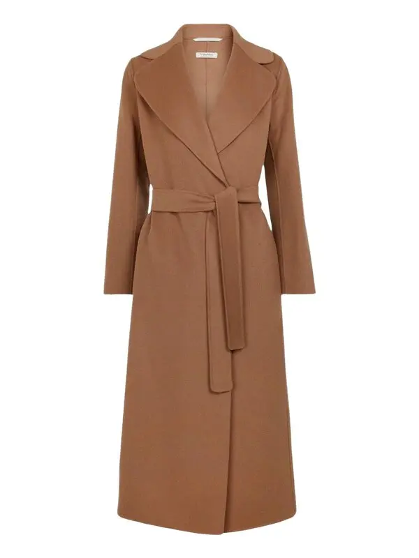 Max Mara Poldo Virgin Wool Coat - Multicolor