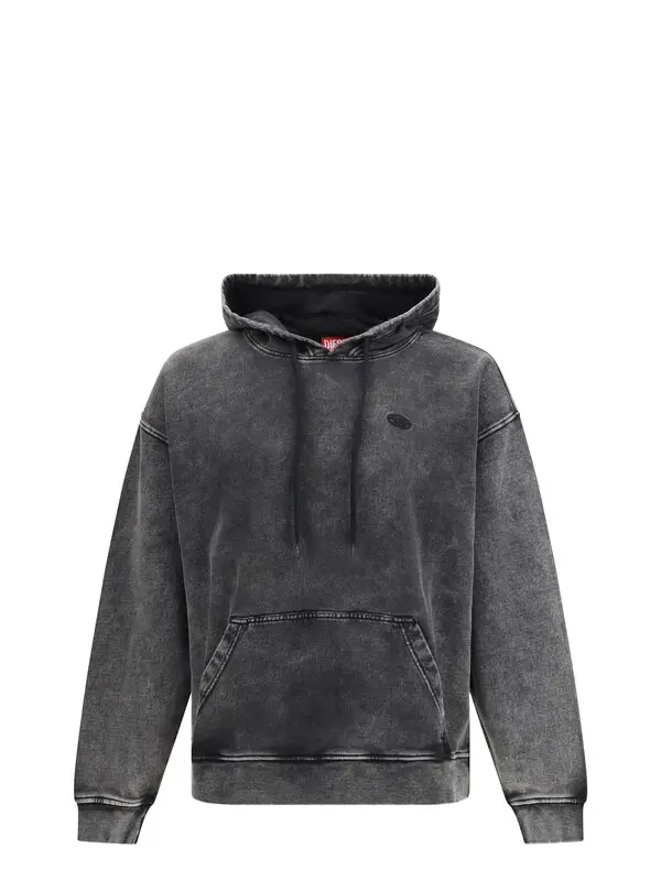 DIESEL® S-boxt-hood-den Hoodie - Black