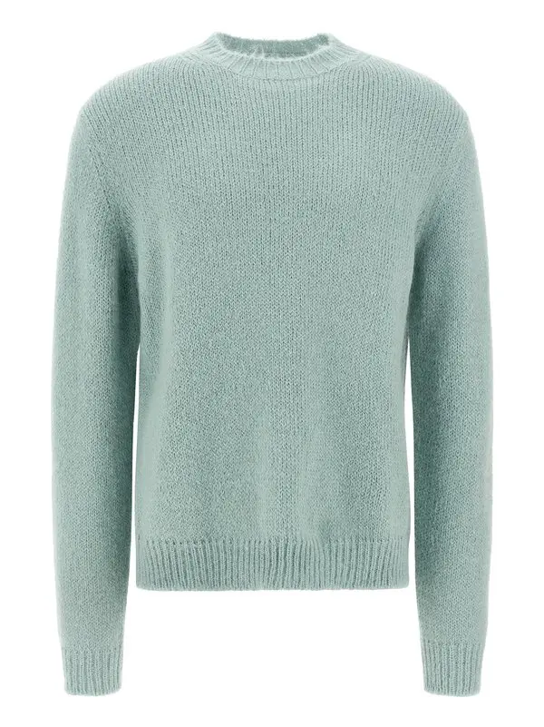 JIL SANDER Alpaca Wool Blend Pullover - Blue