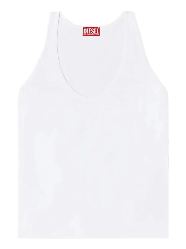 DIESEL® Ribbed Cotton Tank Top - Multicolor