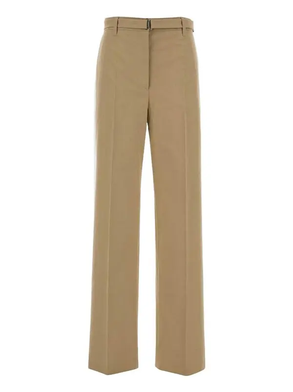 Prada Straight Cotton Trousers - Multicolor