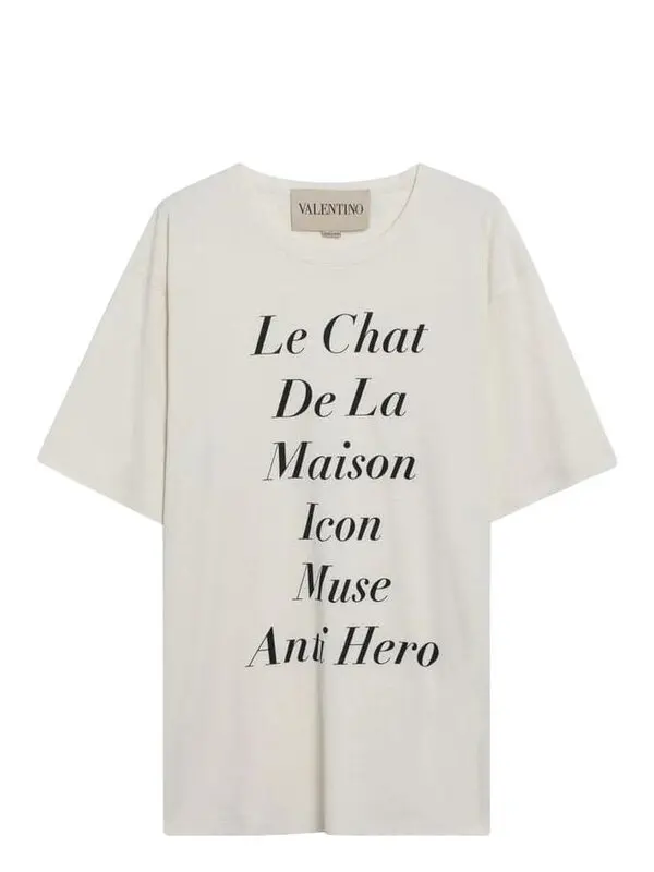 Valentino Garavani Neutrals T-shirts & Vests T-shirts - Cream