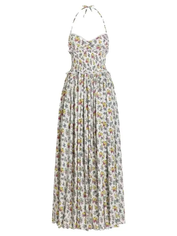 Dolce & Gabbana Floral Maxi Dress - Multicolor