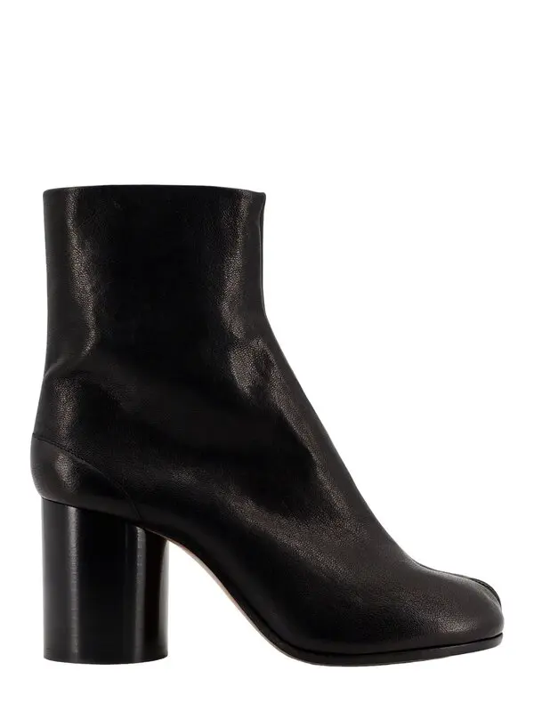 MAISON MARGIELA Leather Tabi Boots - Black