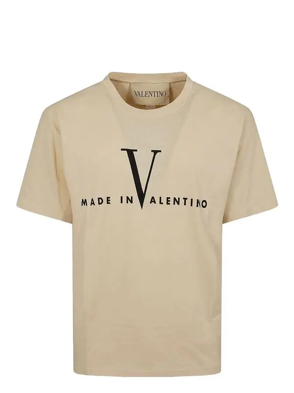 Valentino Garavani Neutrals T-shirts & Vests T-shirts - Cream