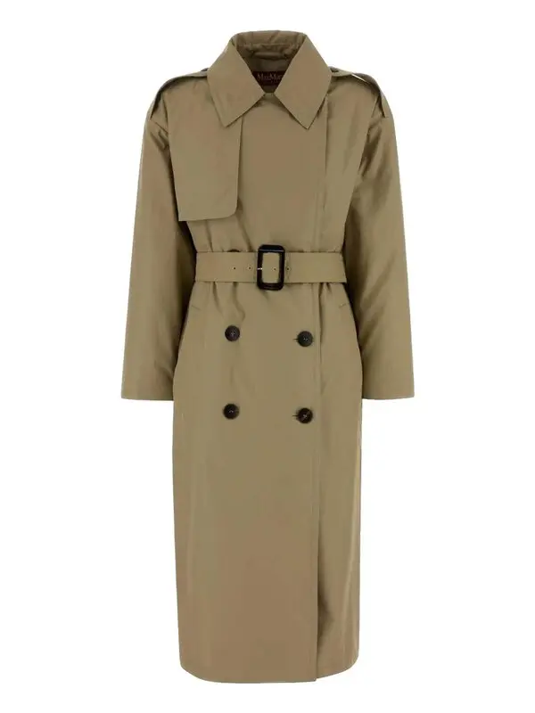 Max Mara Cotton Trench Coat - Brown