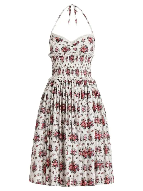Dolce & Gabbana Short Floral Dress - Multicolor
