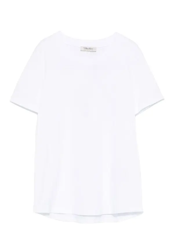 Max Mara Logo Cotton T-shirt - Multicolor