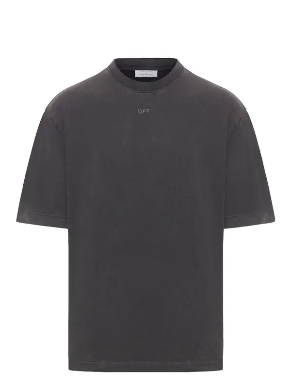 Off-White Swimming Face Skate S/s Tee - Multicolor