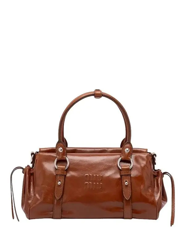 Miu Miu Shiny Leather Handbag - Multicolor