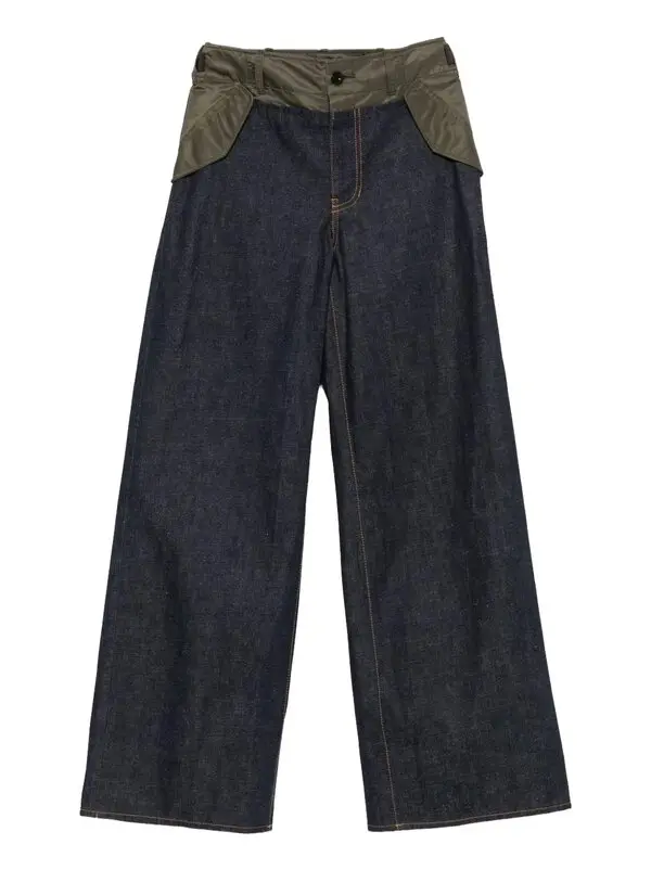 Sacai Denim Cotton Jeans - Multicolor