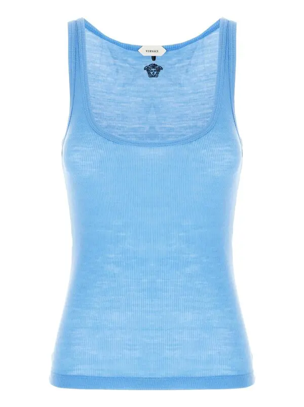Versace Ribbed Tank Top - Multicolor