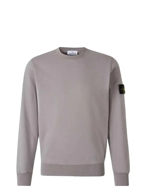 Stone Island Compass Logo Sweatshirt - Gray