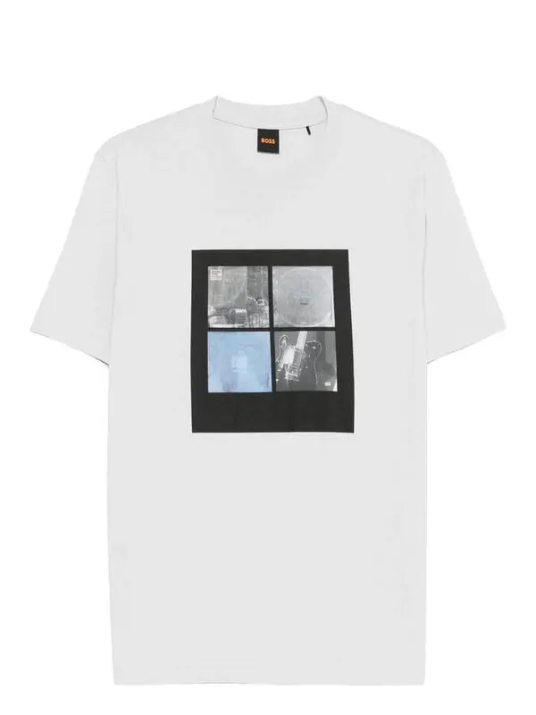 BOSS Grey T-shirts & Vests T-shirts - Gray