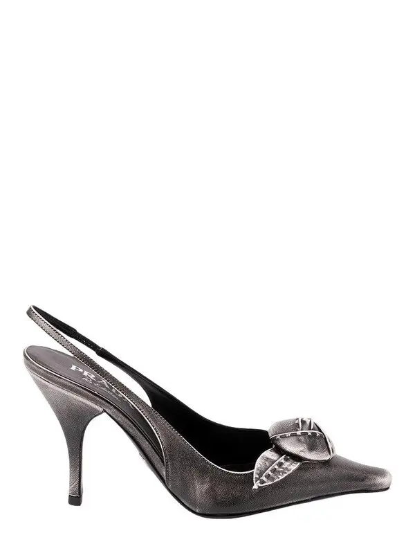 Prada Leather Slingback Pumps - Multicolor
