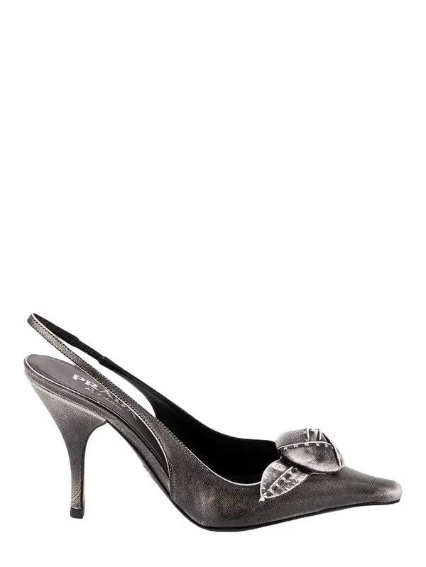 Prada Leather Slingback Pumps - Multicolor