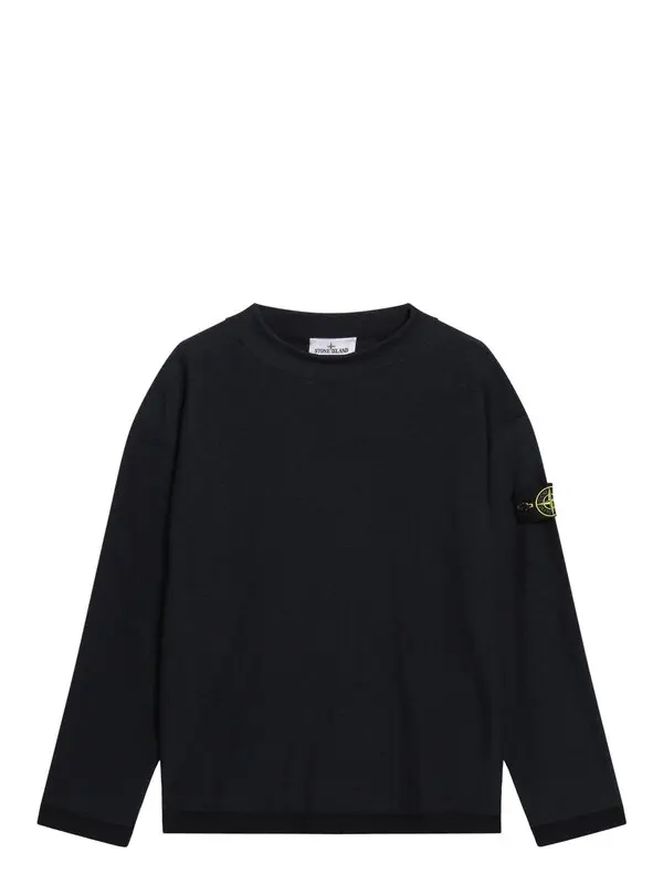 Stone Island Cotton Blend Jumper - Blue