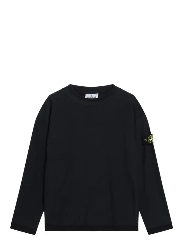 Stone Island Cotton Blend Jumper - Blue