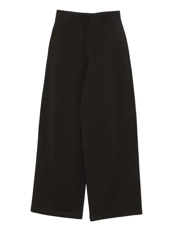 LEMAIRE Wool And Cotton Wide-leg Trousers - Multicolor