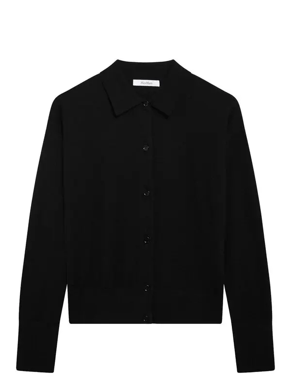 Max Mara Wool-blend Cardigan - Black