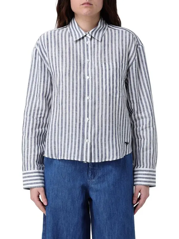 Max Mara Striped Linen Shirt - Multicolor