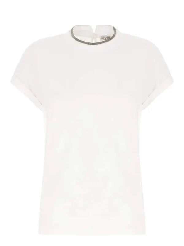 Brunello Cucinelli Embellished T-shirt - Multicolor