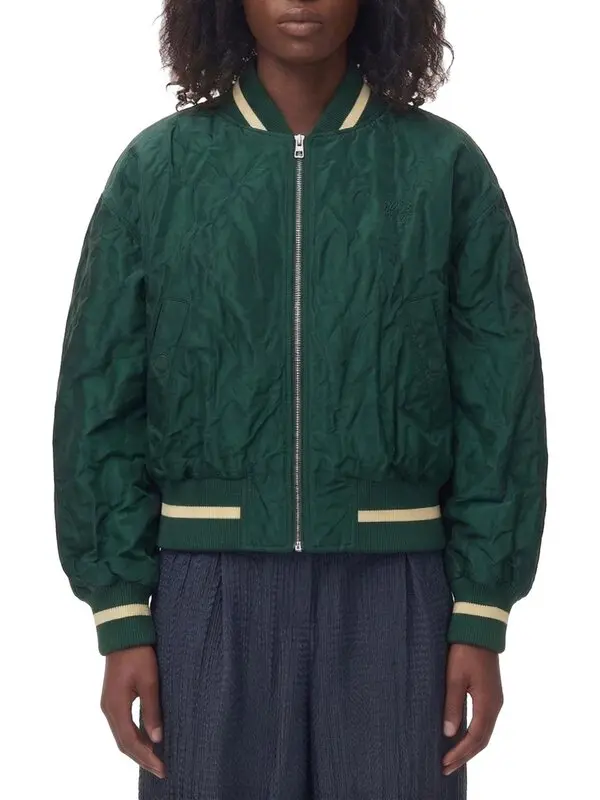 Loewe Polyester Bomber Jacket - Green