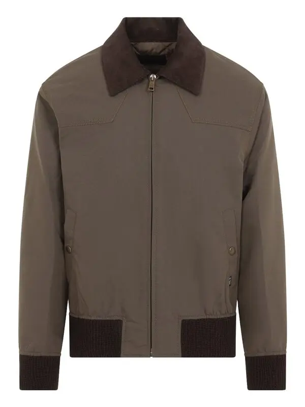 Prada Technical Fabric Blouson - Brown