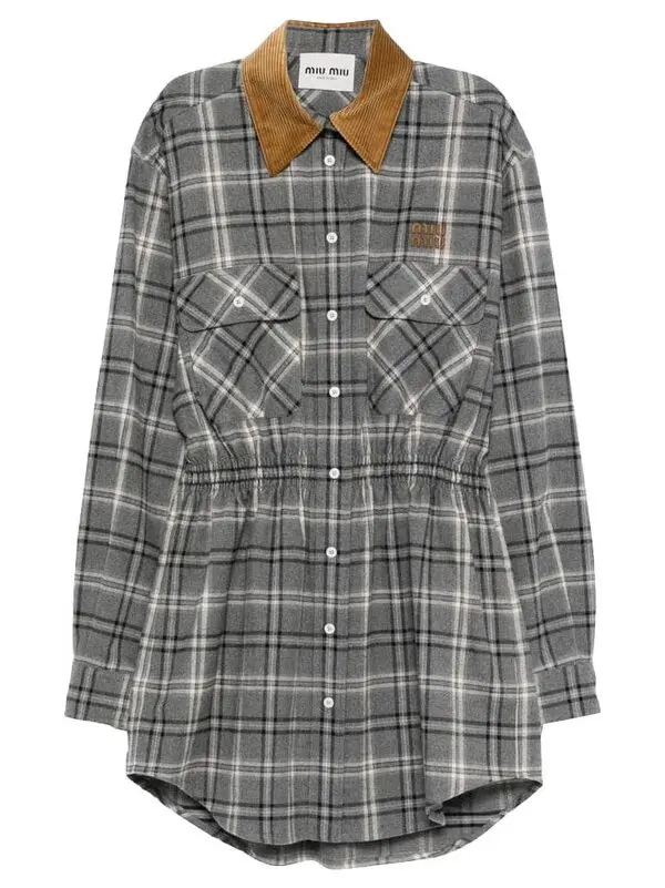 Miu Miu Grey Dresses Day Dresses - Gray