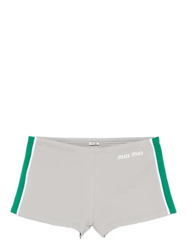 Miu Miu Grey Shorts Short Shorts - Gray
