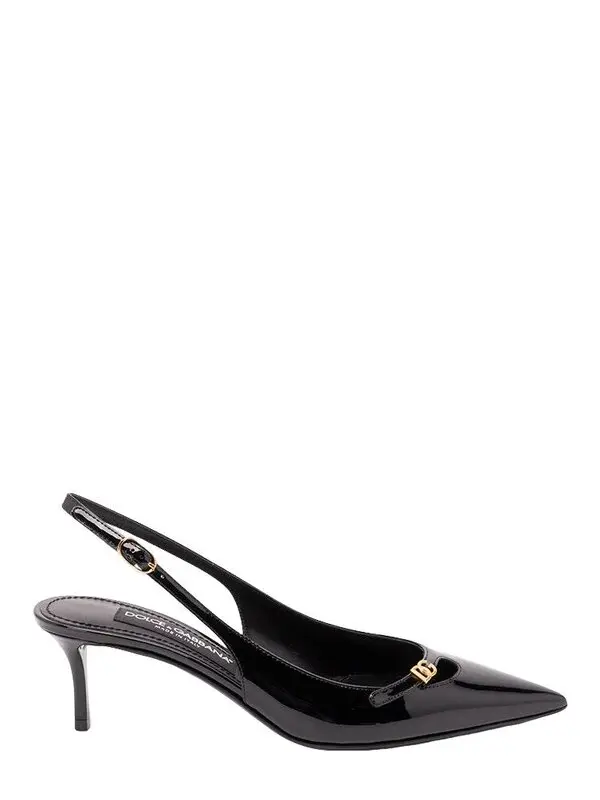 Dolce & Gabbana Patent Leather Slingback Pumps - Multicolor