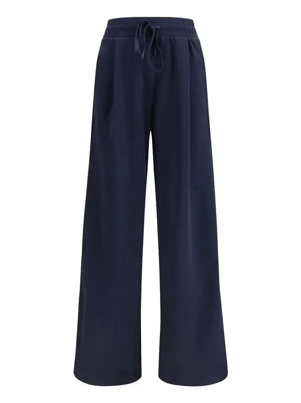 Max Mara Cotton Jogging Trousers - Blue