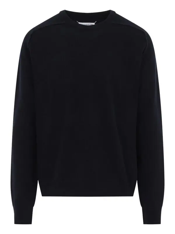 MAISON MARGIELA Lambswool Sweater - Blue
