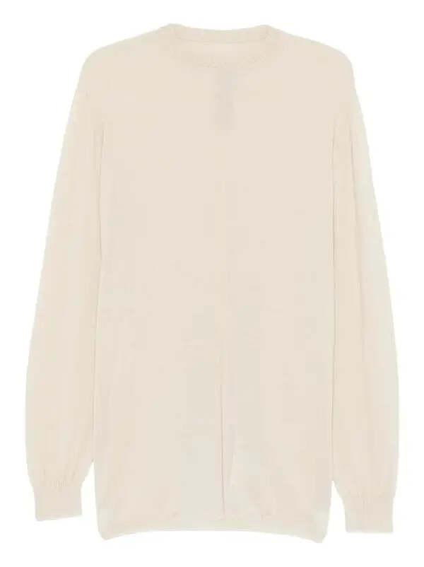 Rick Owens Neutrals Sweaters & Knitwear Jumpers - Cream