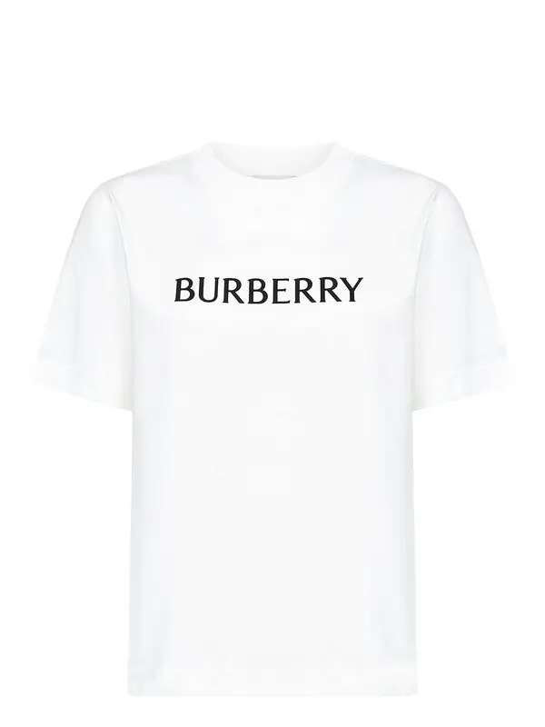 Burberry Cotton Logo T-shirt - Multicolor